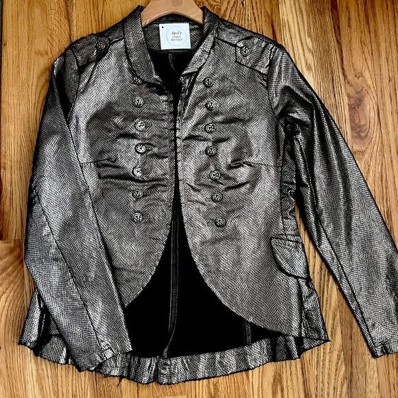 Aprils Unique Boutique | Jackets & Coats | Chrome Italian Leather ...